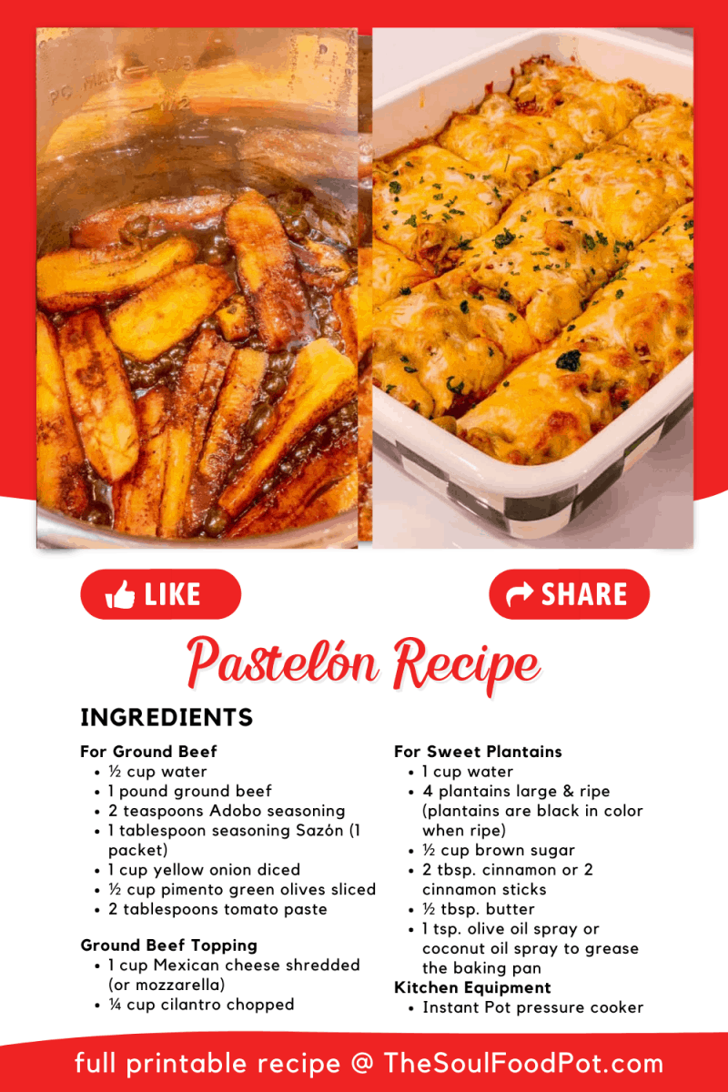 Pastelón Aint Yo Mama's Lasagna! Flavorful Recipe by The Soul Food Pot
