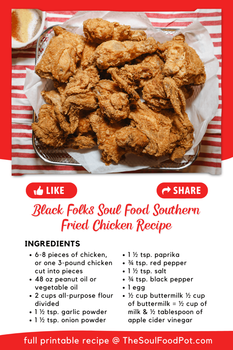 22 Best Black Folks Soul Food Southern Chicken Recipes - The Soul Food Pot