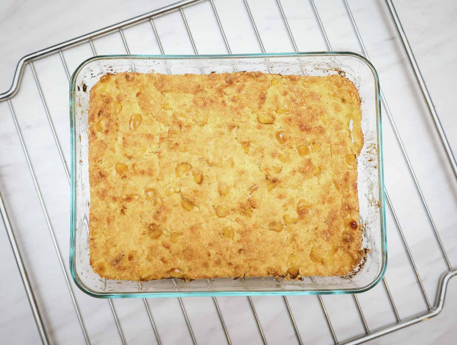 Southern Cornbread Recipe With Corn - The Soul Food Pot