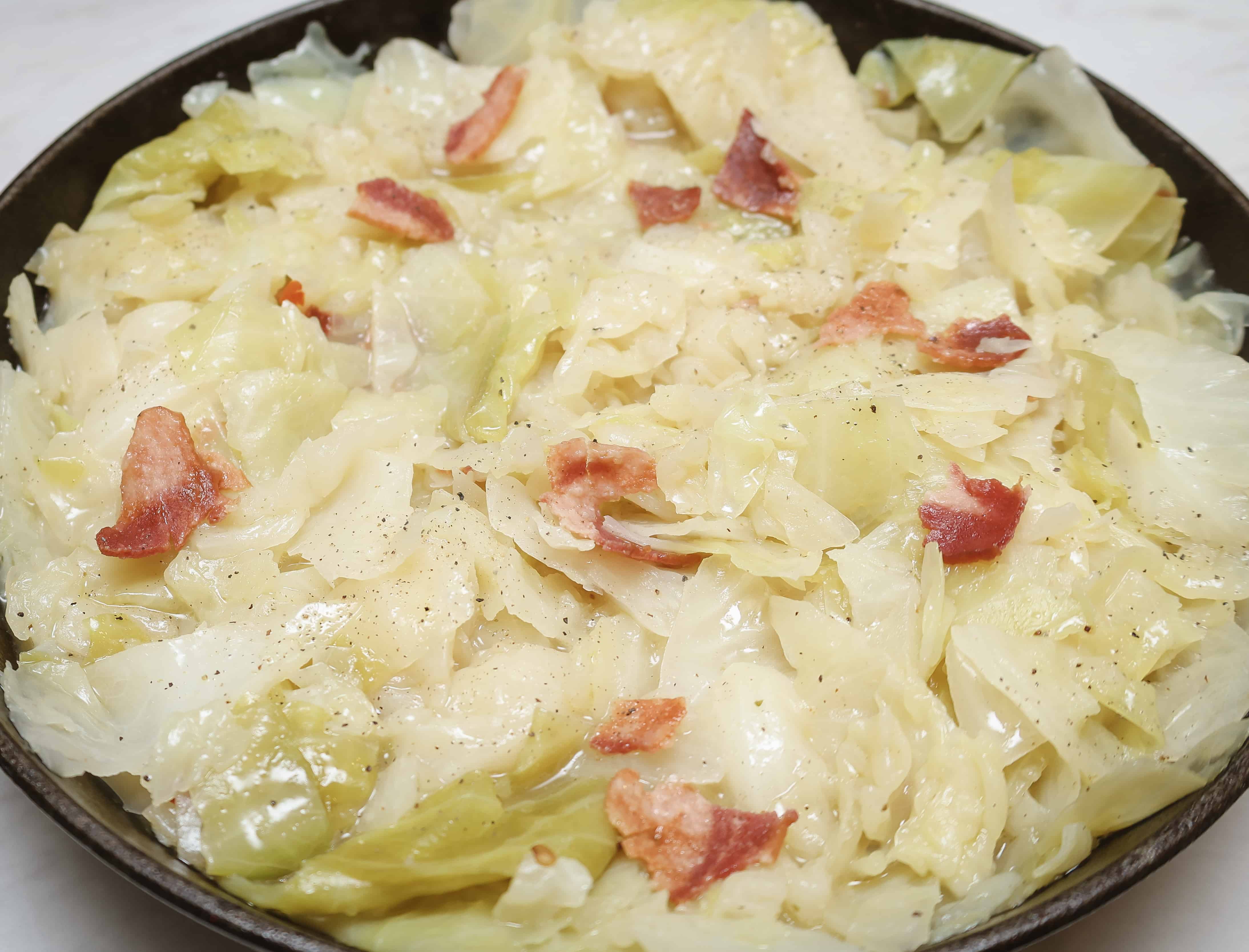 Soul Food Southern Fried Cabbage With Bacon - The Soul Food Pot