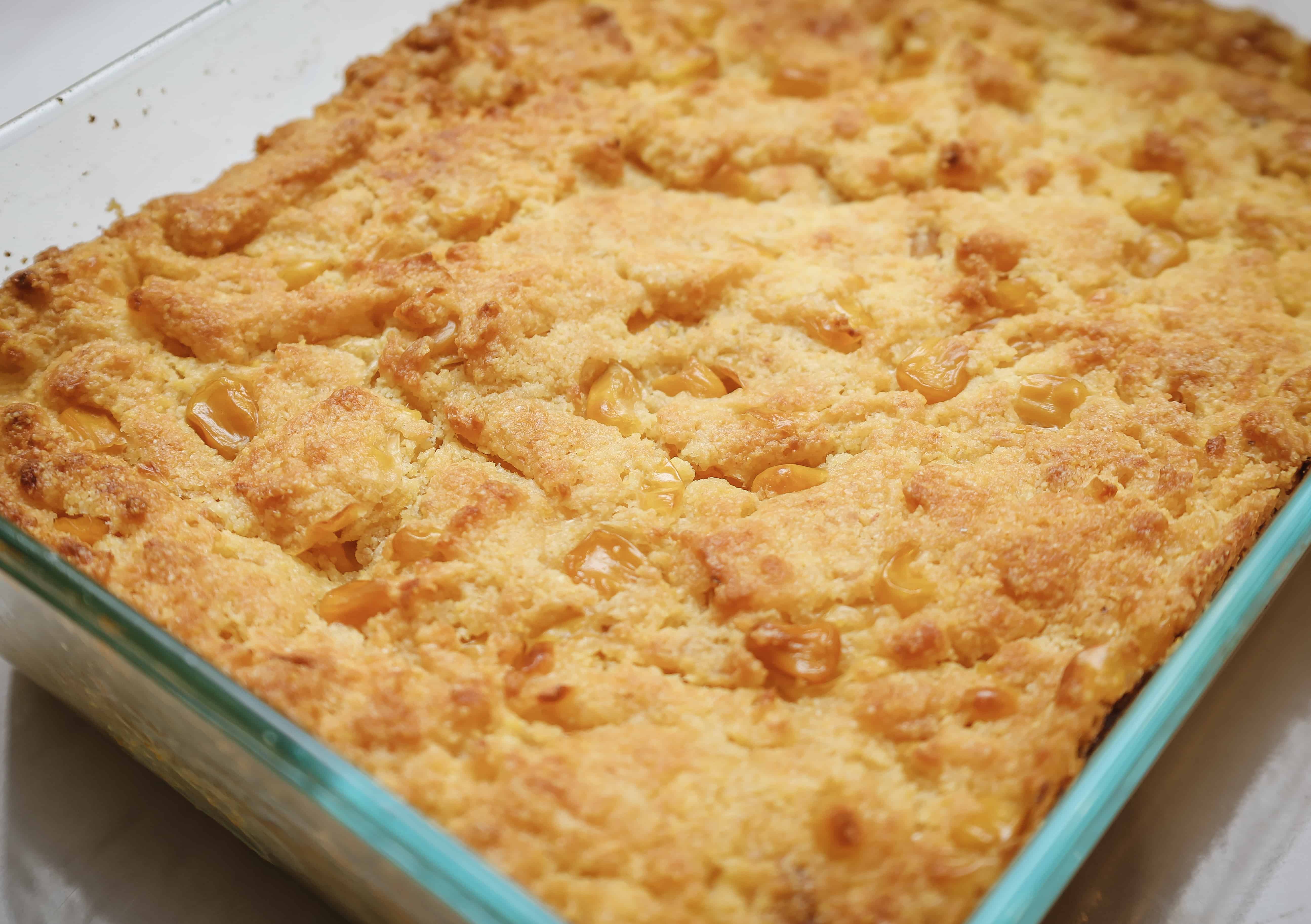 Southern Cornbread Recipe With Corn - The Soul Food Pot