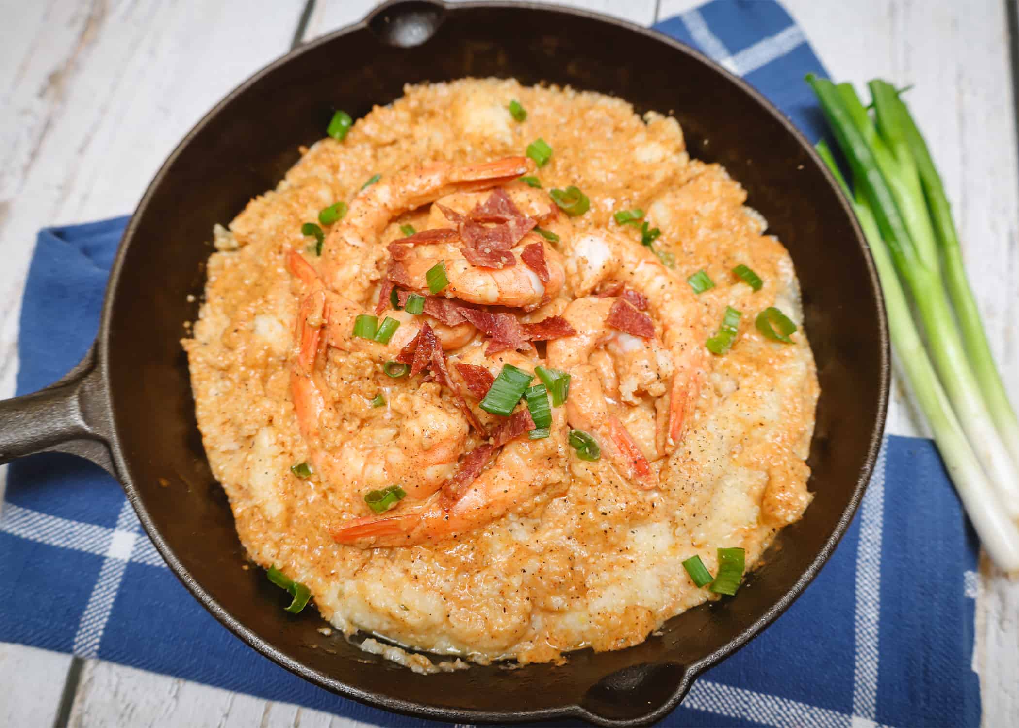 Black Folks Southern Shrimp And Grits - The Soul Food Pot