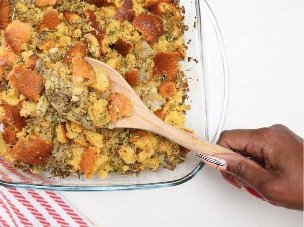 Old Fashioned Southern Cornbread Dressing Recipe - The Soul Food Pot