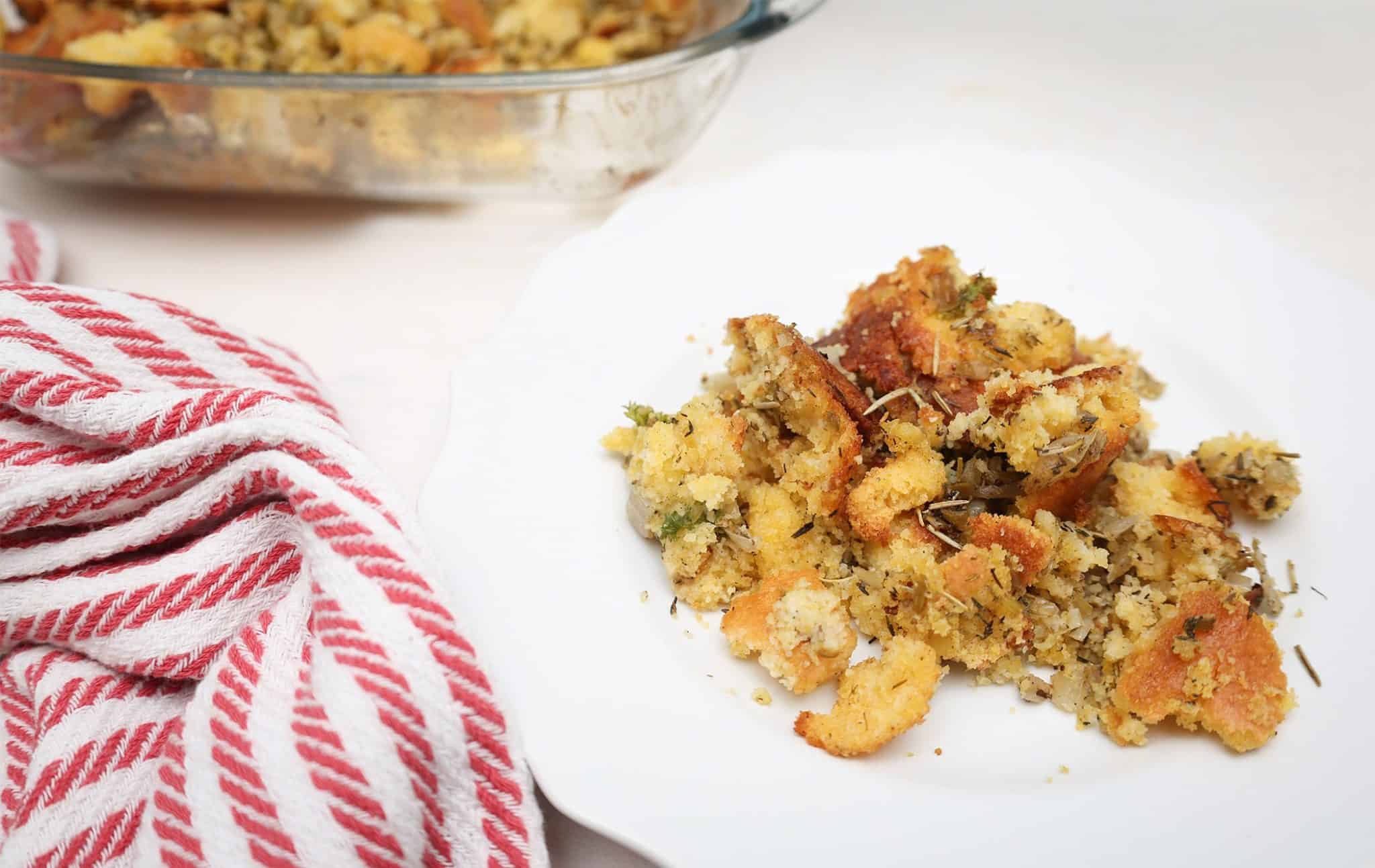 Old Fashioned Southern Cornbread Dressing Recipe - The Soul Food Pot