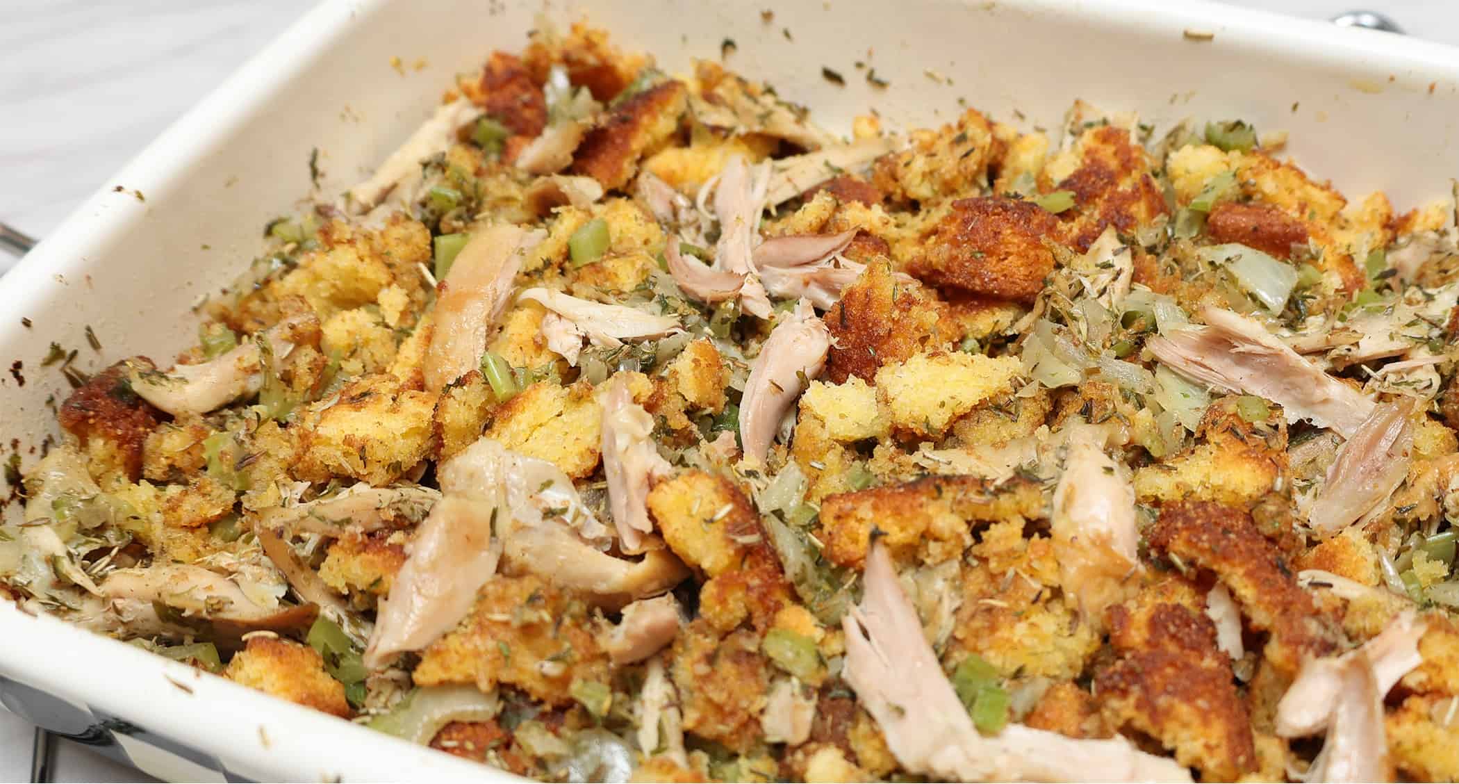 Soul Food Jiffy Cornbread Chicken And Dressing Recipe - The Soul Food Pot