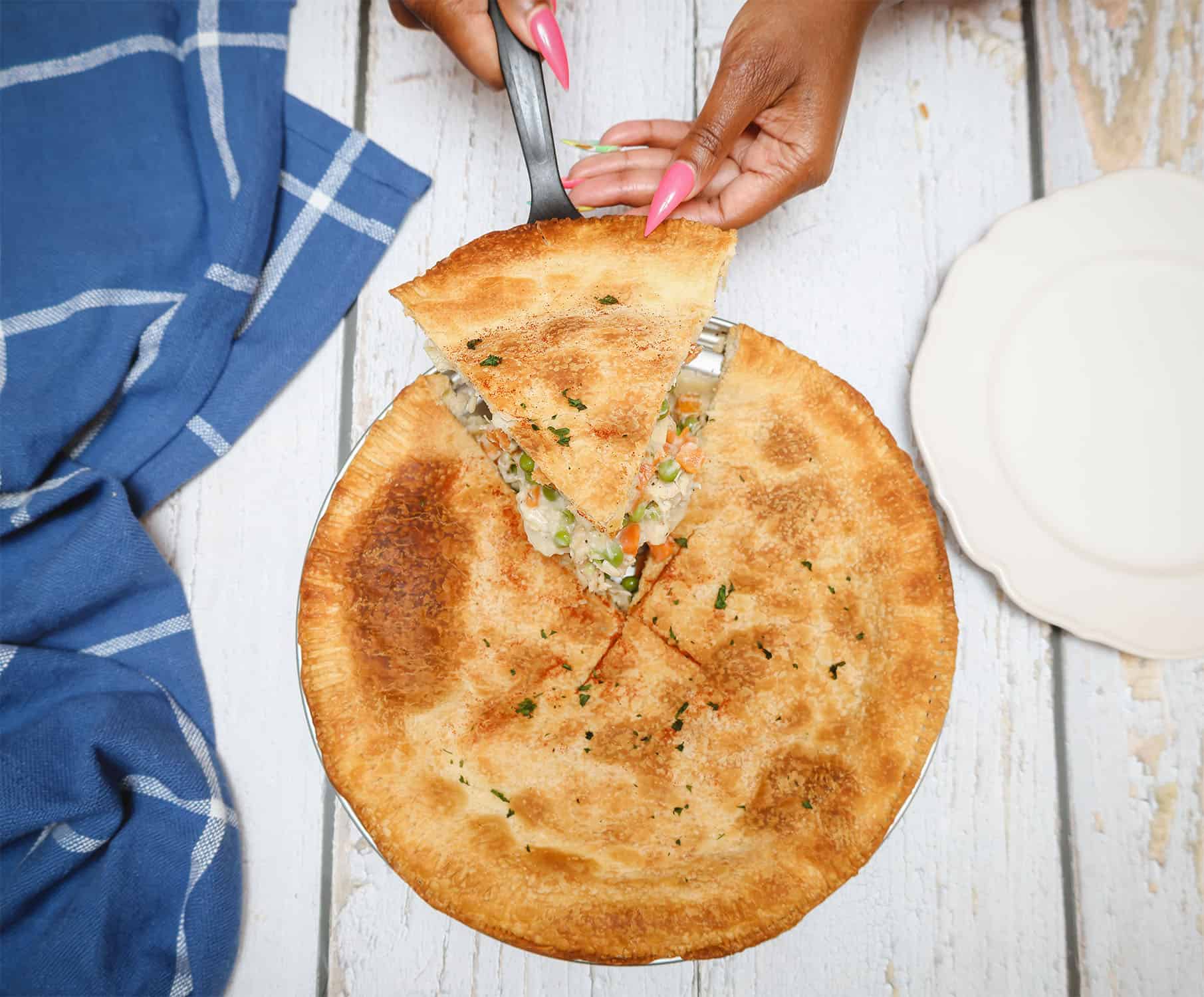 Southern Leftover Turkey Pot Pie - The Soul Food Pot