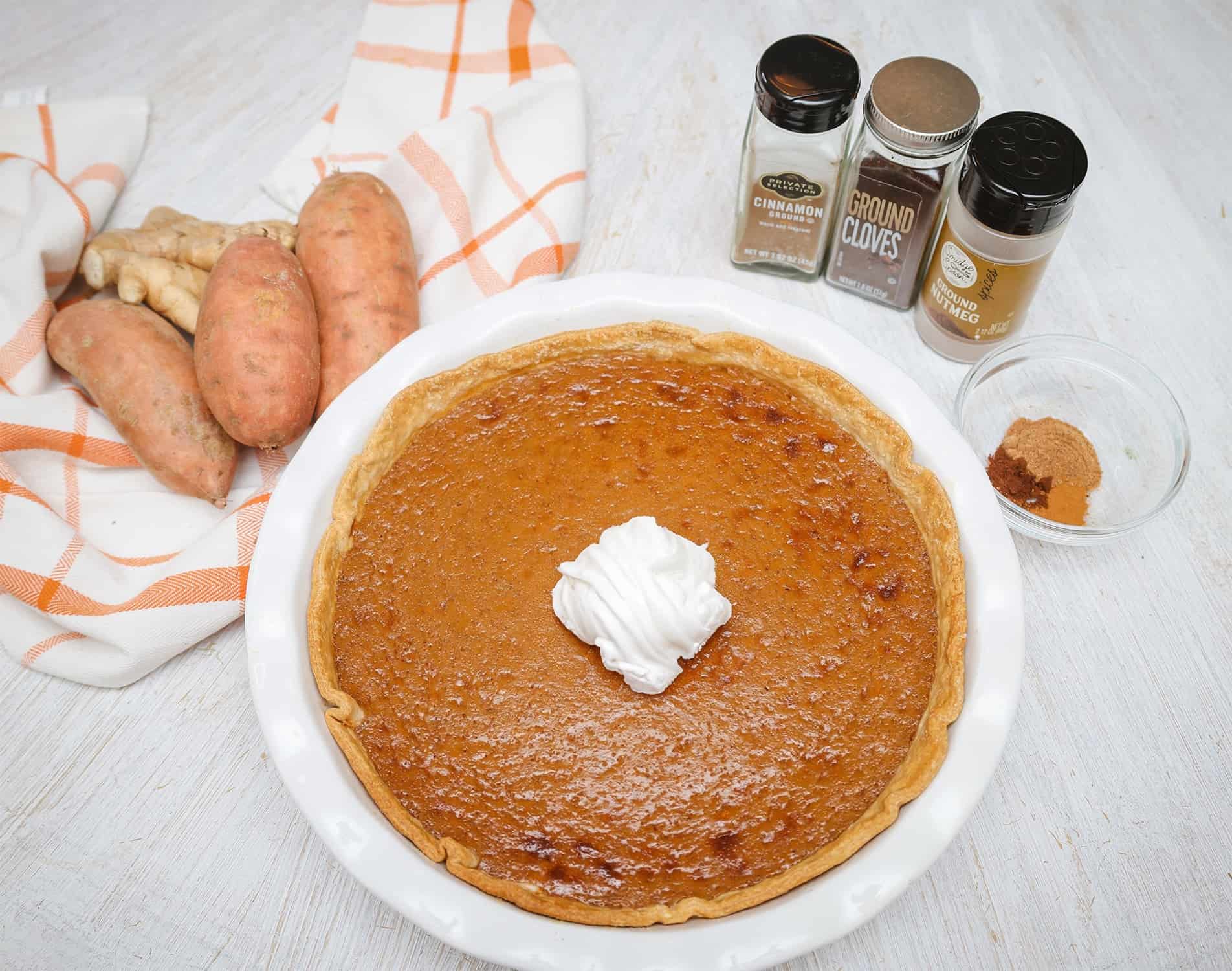 Sweet Potato Pie With Condensed Milk - The Soul Food Pot